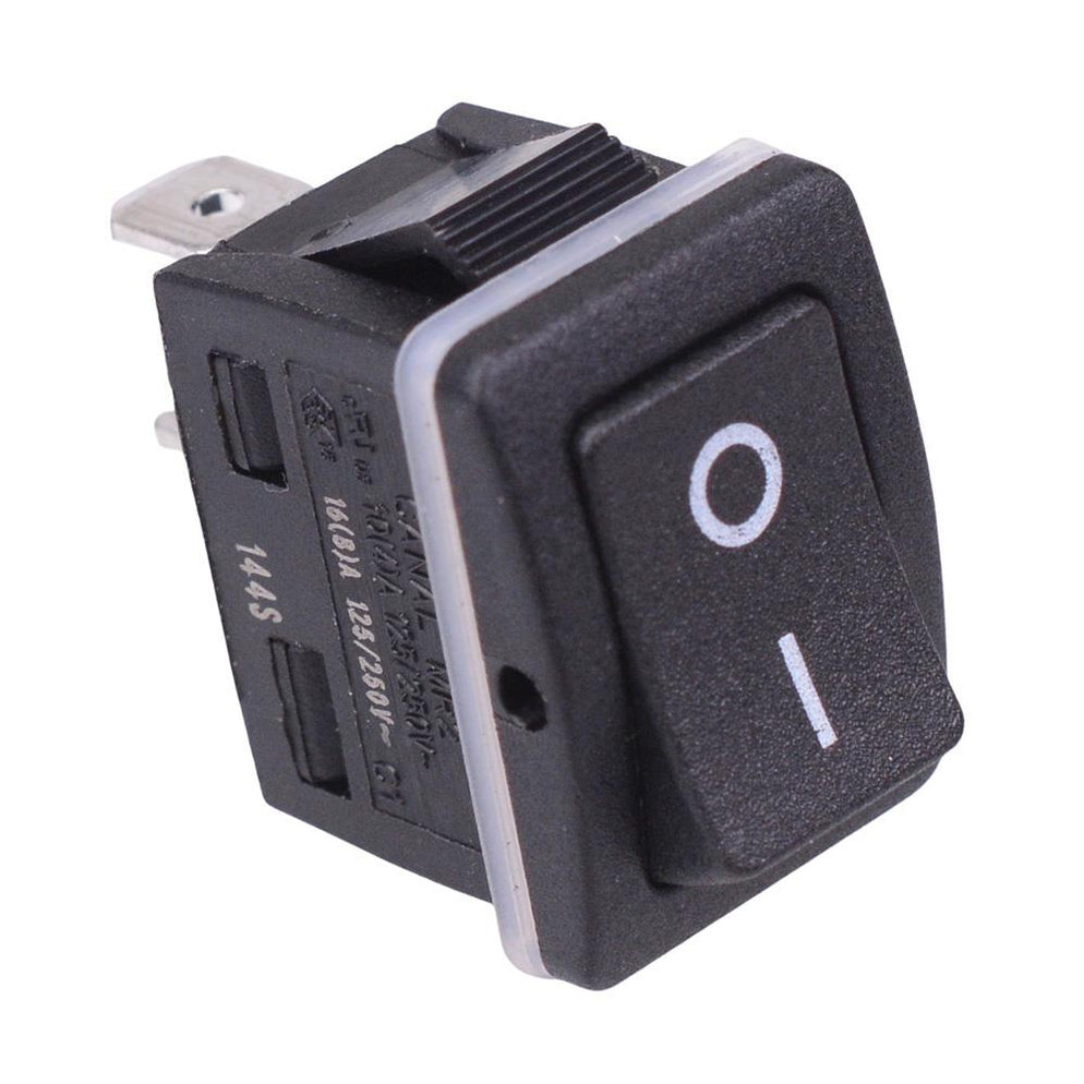 Waterproof On-Off Rectangle Rocker Switch IP68 SPST 16A 250VAC — Maplin ...