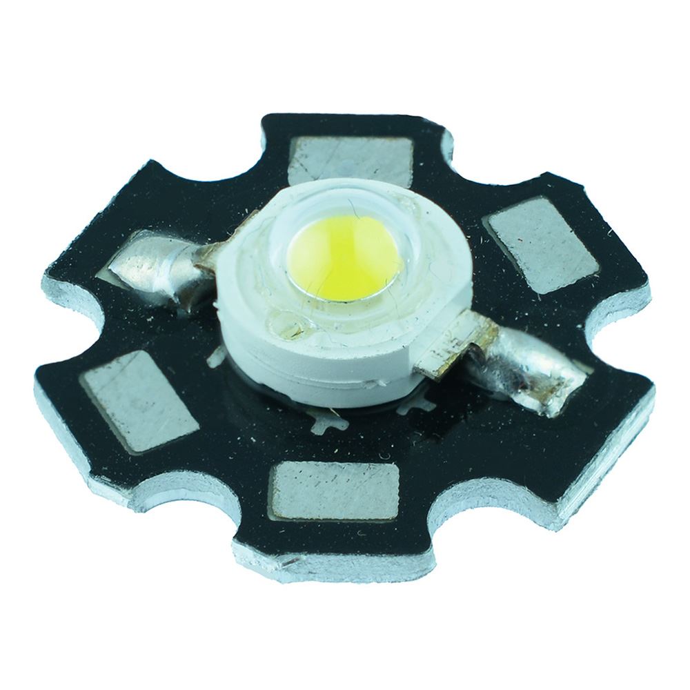 Pure White 1W Star High Power LED 120lm 140° — Maplin Pro | Your One ...