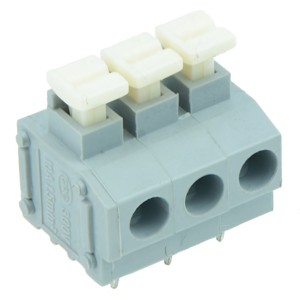 3-Way Screwless 5.00mm Terminal Block — Maplin Pro | Your One Stop ...