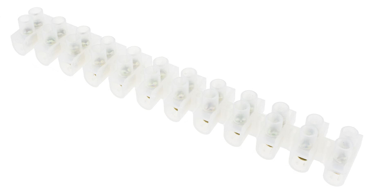 30A 12-Way Terminal Block Strip — Maplin Pro | Your One Stop Component Shop
