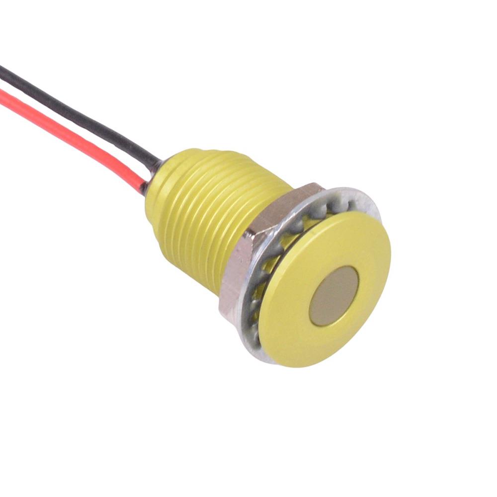 Q10F5AYXXY24E Yellow 10mm 2.1VDC LED Panel Indicator IP67 APEM — Maplin ...