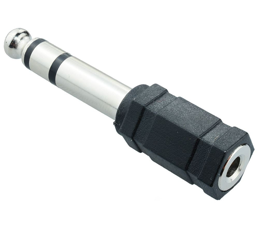 3.5mm to 6.35mm Stereo Plug Adapter Converter Jack — Maplin Pro | Your ...