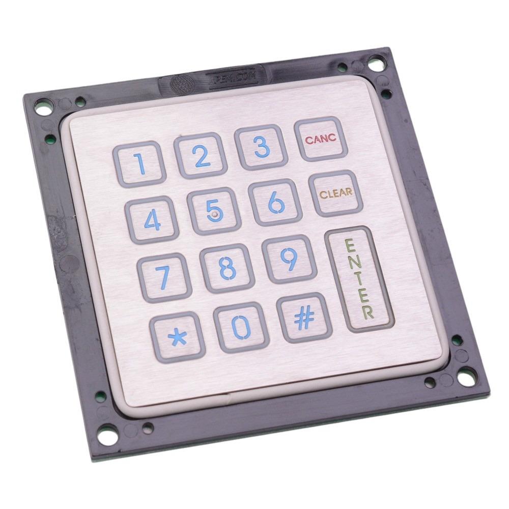 PQR15LXR12S 15-Key Stainless Steel Keypad IP65 APEM — Maplin Pro | Your ...