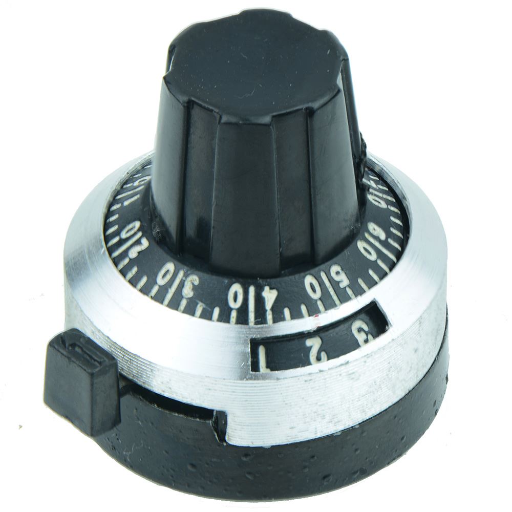 10-Turn Counting Dial Knob 22mm — Maplin Pro | Your One Stop Component Shop