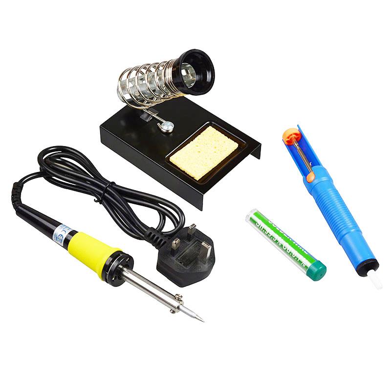 4 Piece 30W Soldering Iron Starter Kit — Maplin Pro | Your One Stop ...