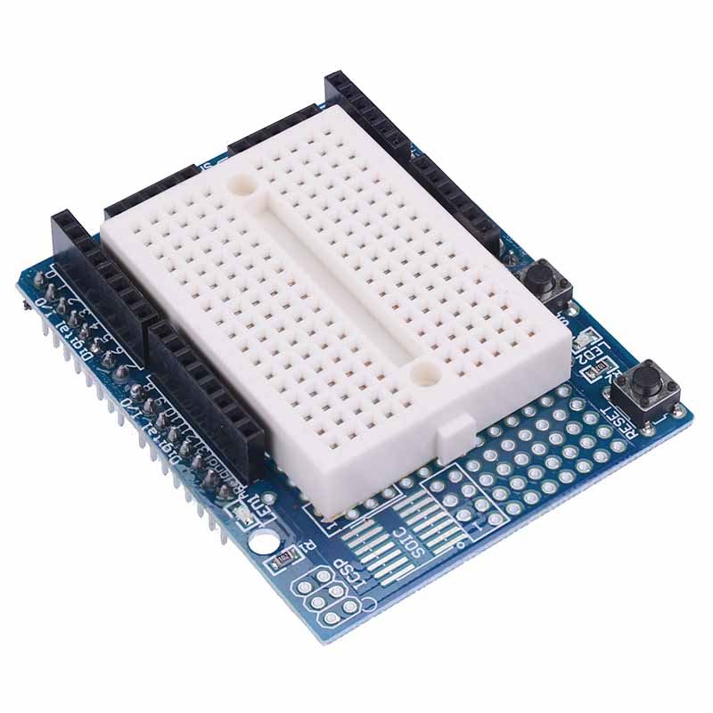ProtoShield with Mini Breadboard compatible with Arduino UNO models — Maplin Pro | Your One Stop ...