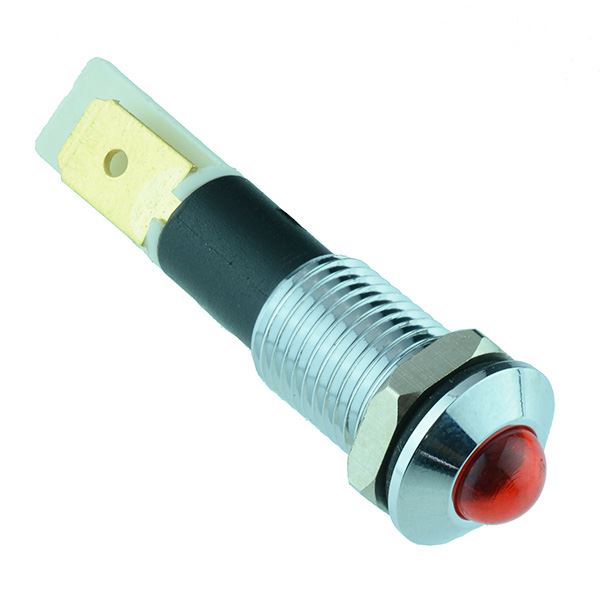 Red LED 10mm Metal Panel Indicator 12V — Maplin Pro | Your One Stop ...