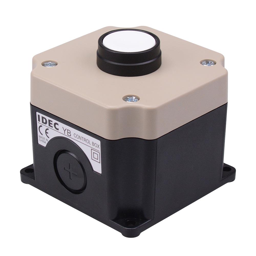 IDEC White 22mm Momentary Push Button Switch Control Station 2NO 1NC I ...