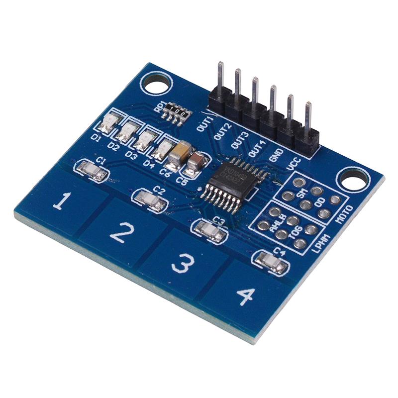 TTP224 4 Channel Capacitive Touch Button Module — Maplin Pro | Your One ...