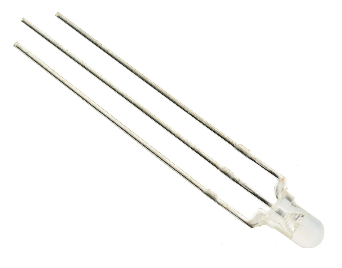 Red/Green Tri-Colour 3mm LED Clear Lens — Maplin Pro | Your One Stop ...