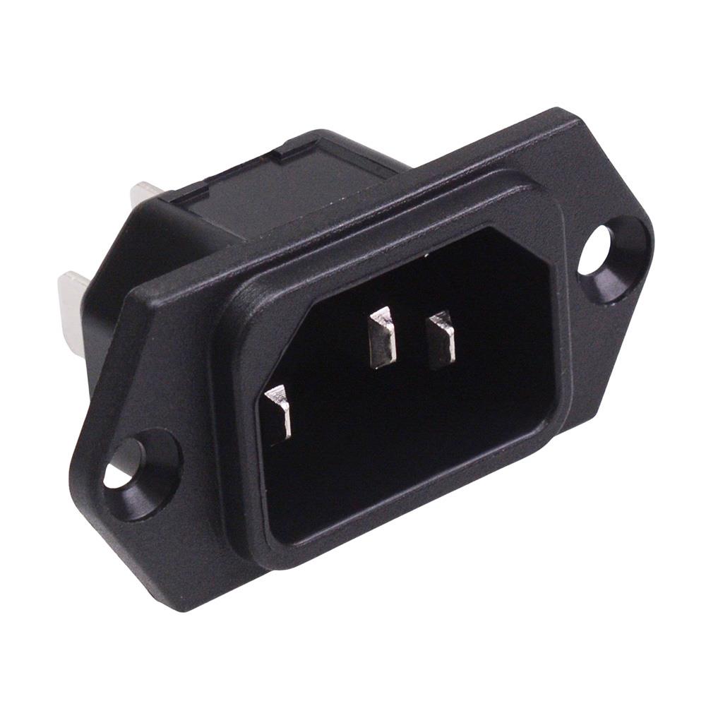 C14 IEC Panel Mount Inlet 10A 6.100.3300 — Maplin Pro | Your One Stop ...