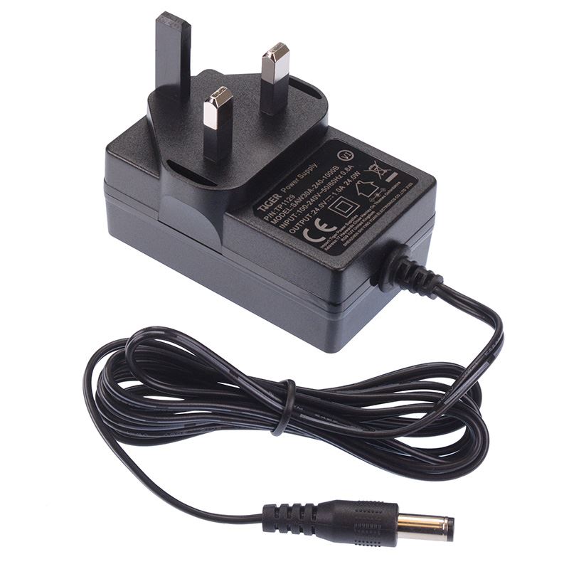 1A 24VDC Plugtop Power Supply 24W — Maplin Pro | Your One Stop ...