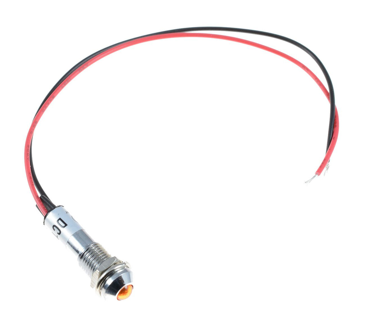 Yellow 8mm Prewired Panel Indicator LED Light 12V — Maplin Pro | Your ...