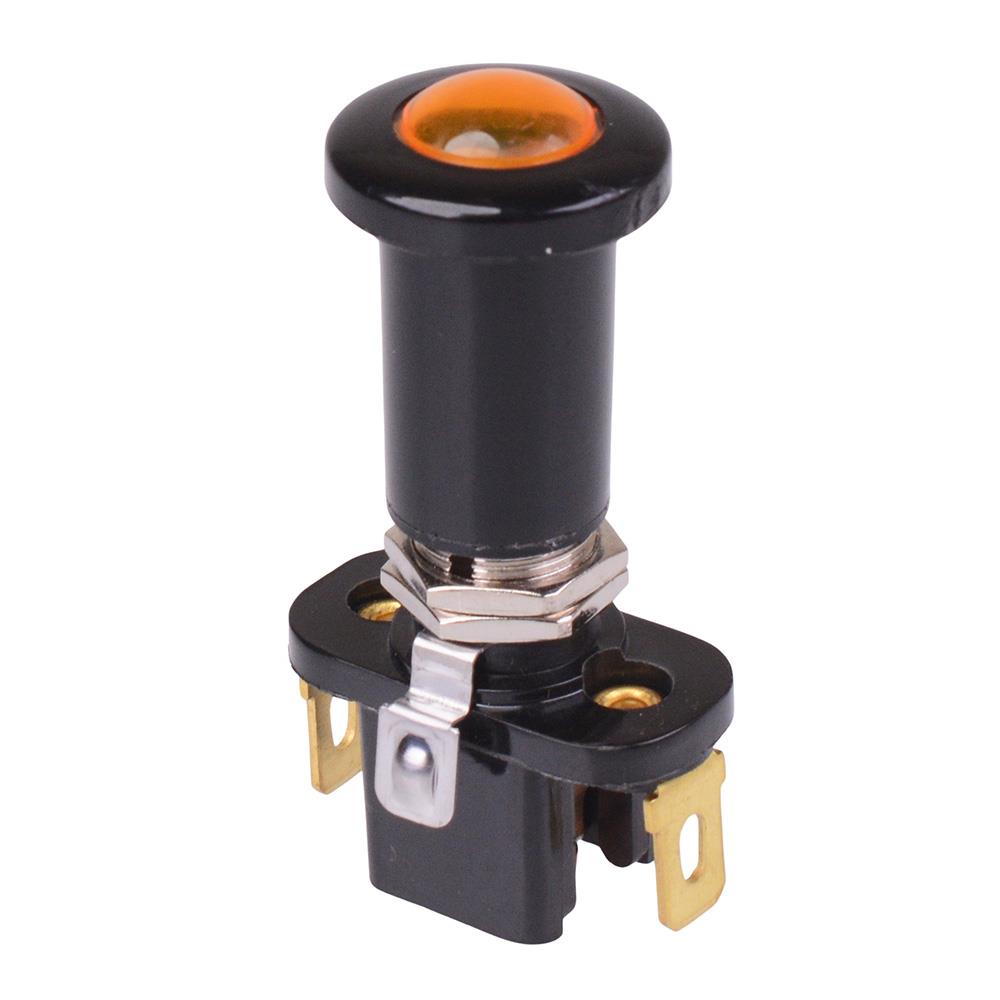 Amber Off-On illuminated Push Pull Switch 12VDC 10A A3-7A-01 — Maplin Pro | Your One Stop ...