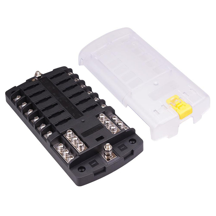 12 Way Automotive Standard Blade Fuse Box with Negative Busbar 100A ...