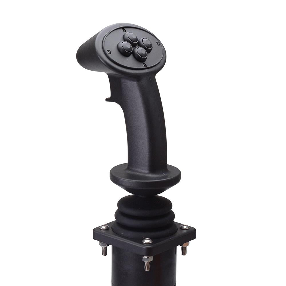 Black 2 Axis Hall Effect Joystick 4 Buttons APEM HG34M0X001DC-7027 ...