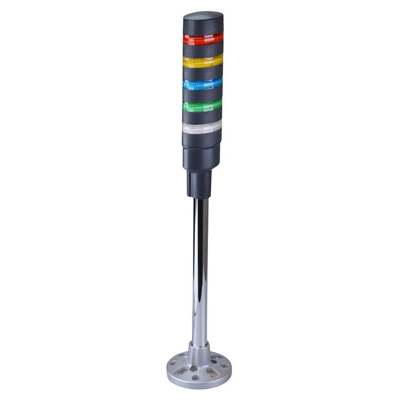 LD6A-5PQB-RYSGW Red/Yellow/Blue/Green/White Stack Light LED Tower Pole ...