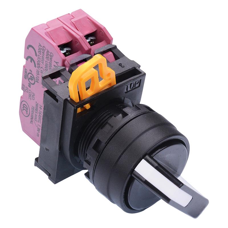 YW1S-33E02N1 22mm 3 Position Momentary Selector Switch 2NC IP65 IDEC ...