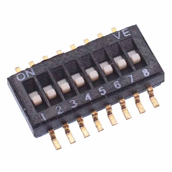 8 Way Half Pitch SMD DIL Switch 1.27mm — Maplin Pro | Your One Stop ...