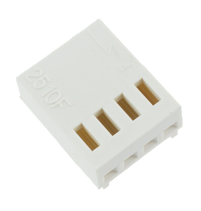 4-Way Straight PCB Crimp Housing 2.54mm — Maplin Pro | Your One Stop ...