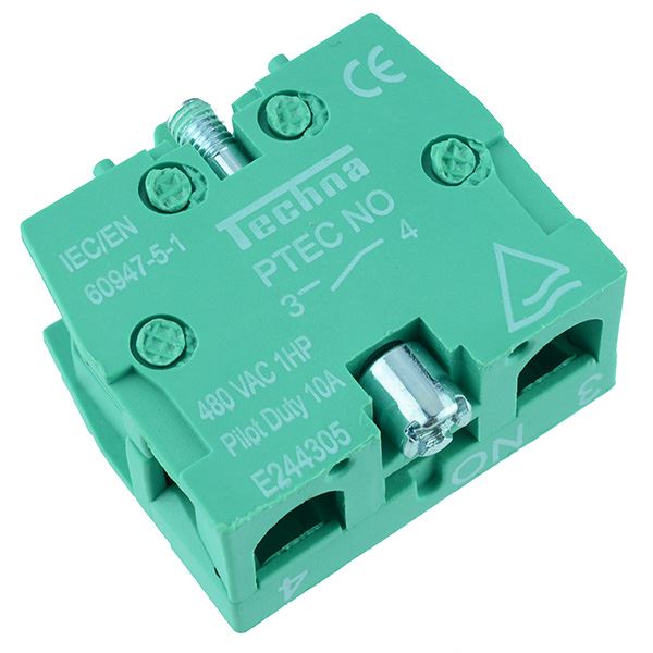 Techna PtecNO Contact Block Normally Open — Maplin Pro | Your One Stop ...