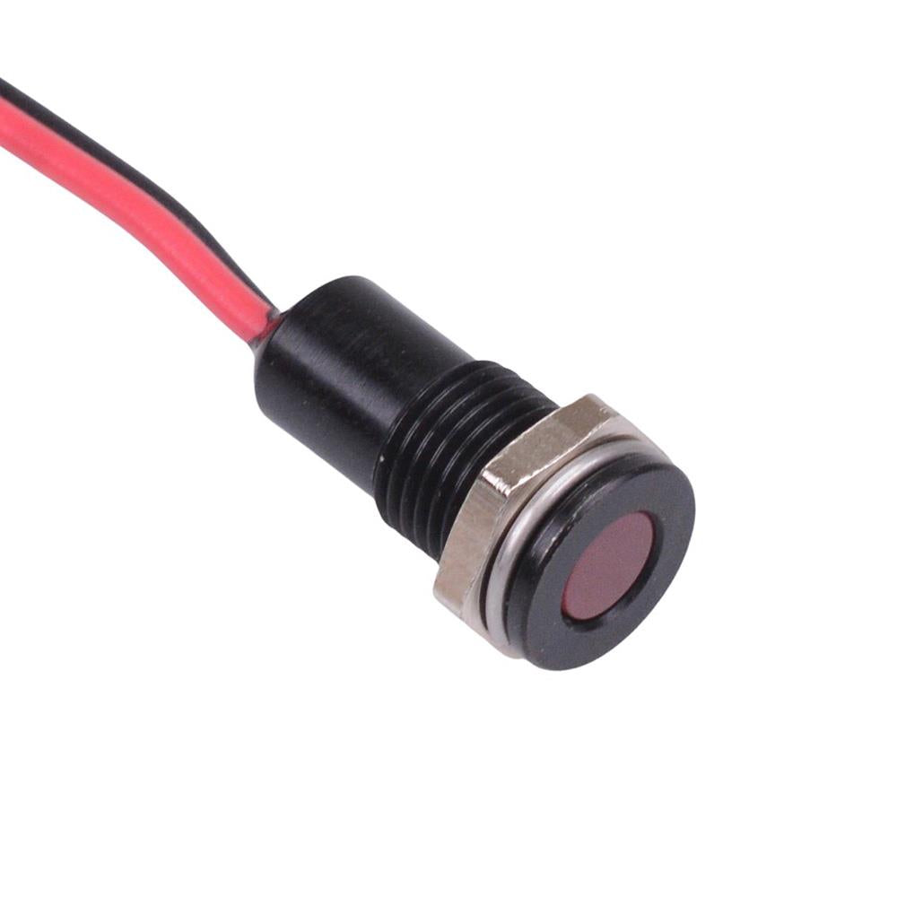 Q8F5BXXR12 Red Flush 8mm 12VDC LED Panel Indicator APEM — Maplin Pro ...