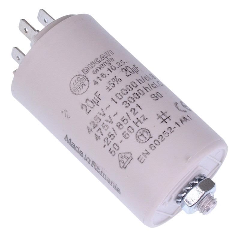 20uF Motor Run Capacitor Metallised Polypropylene 450V — Maplin Pro ...