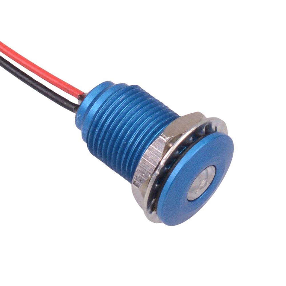 Q10F5ABXXSB12E Super Bright Blue 10mm 12VDC LED Panel Indicator IP67 A ...