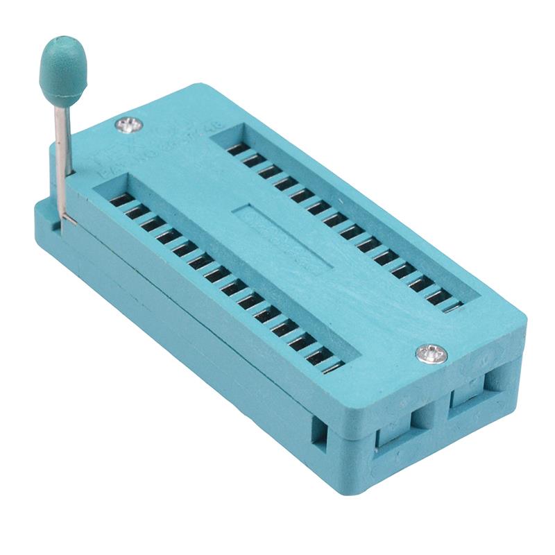 28 Pin ZIF IC DIP Socket 2.54mm — Maplin Pro | Your One Stop Component Shop
