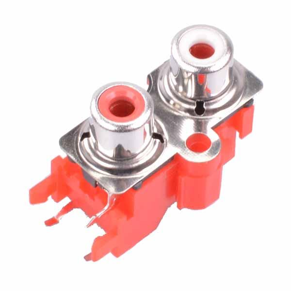 Red / White Twin RCA PCB Phono Socket — Maplin Pro | Your One Stop ...