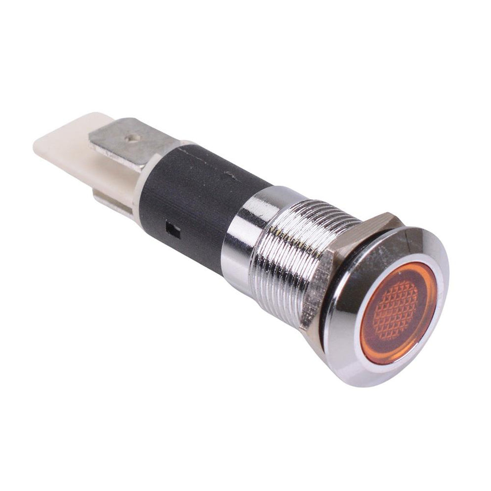 Amber LED 12mm Flat Panel Indicator 220V — Maplin Pro | Your One Stop ...