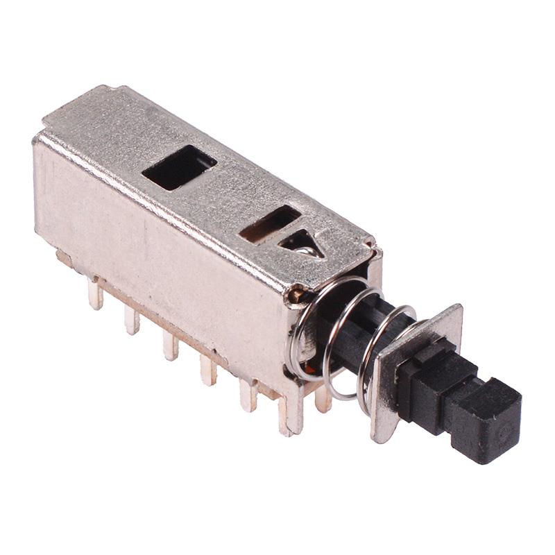 Latching PCB Push Button Switch 4PDT — Maplin Pro | Your One Stop ...