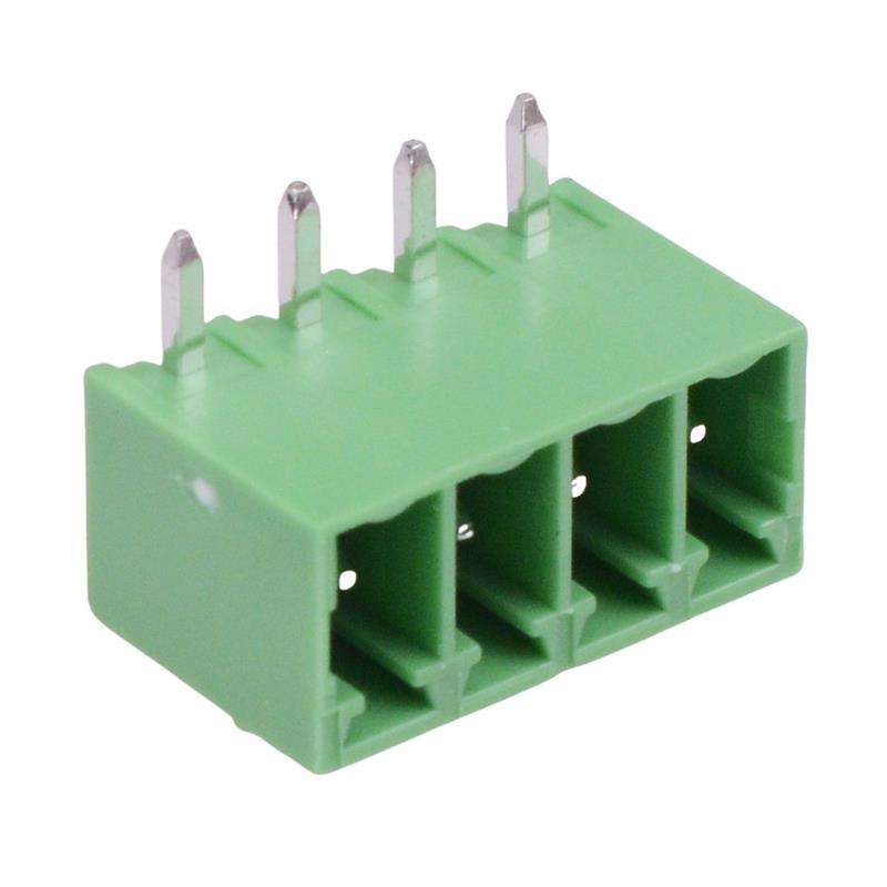 4-Way 3.5mm Horizontal PCB Header Closed Ends 8A 300V — Maplin Pro ...